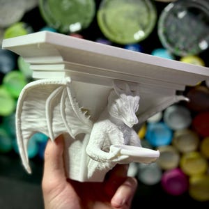 3D Printed Dragon Shelf – Epic Fantasy Decor for Your Walls! - Etsy
