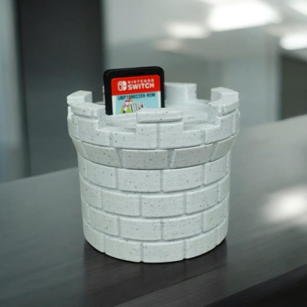 3D Printed Castle Switch Game Organizer - Etsy