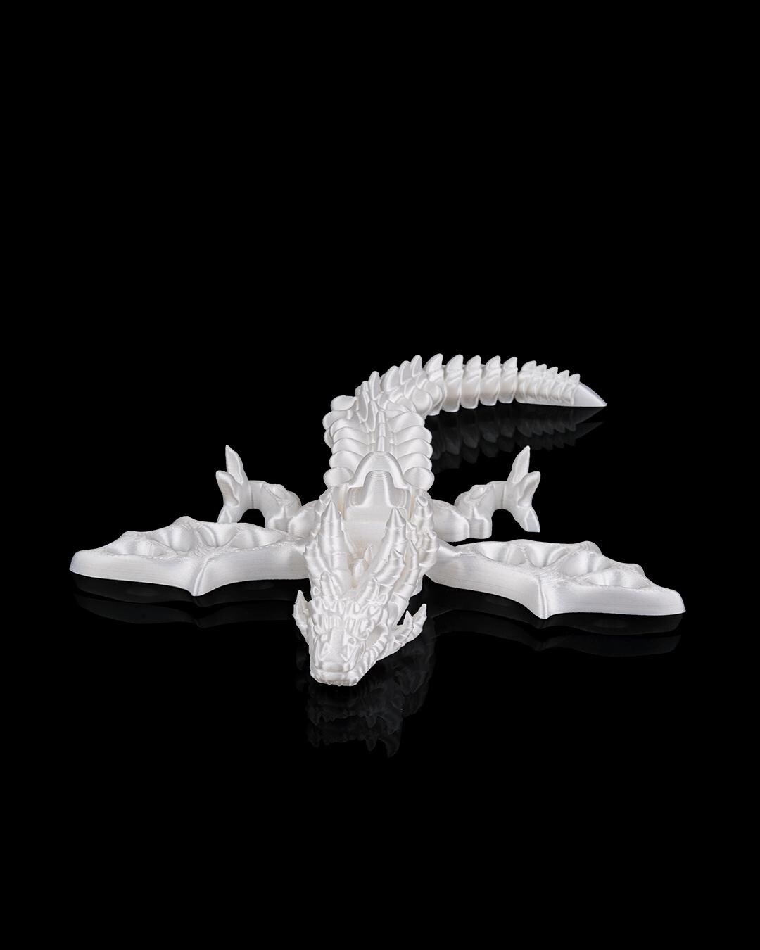 Flexi Undead Wyvern – 3D Printed Articulated Skeleton Dragon - Etsy ...
