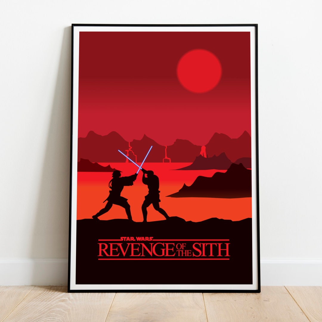 Poster Star Wars Revenge of the Sith SVG Downloadable File - Etsy