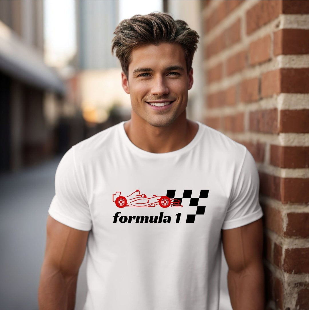 T-shirt Formula 1 Fan,white Unisex Shirt Racing Day,gift F1 Grand Prix ...
