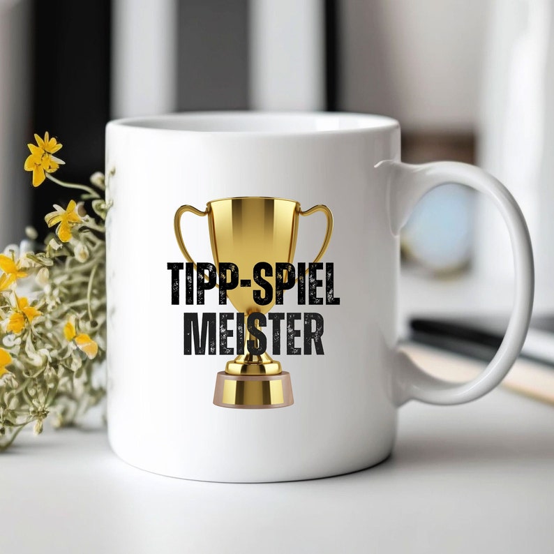 Tippspiel Meister,lustige Kaffee Tasse,Fußball Tippspiel Geschenk ...