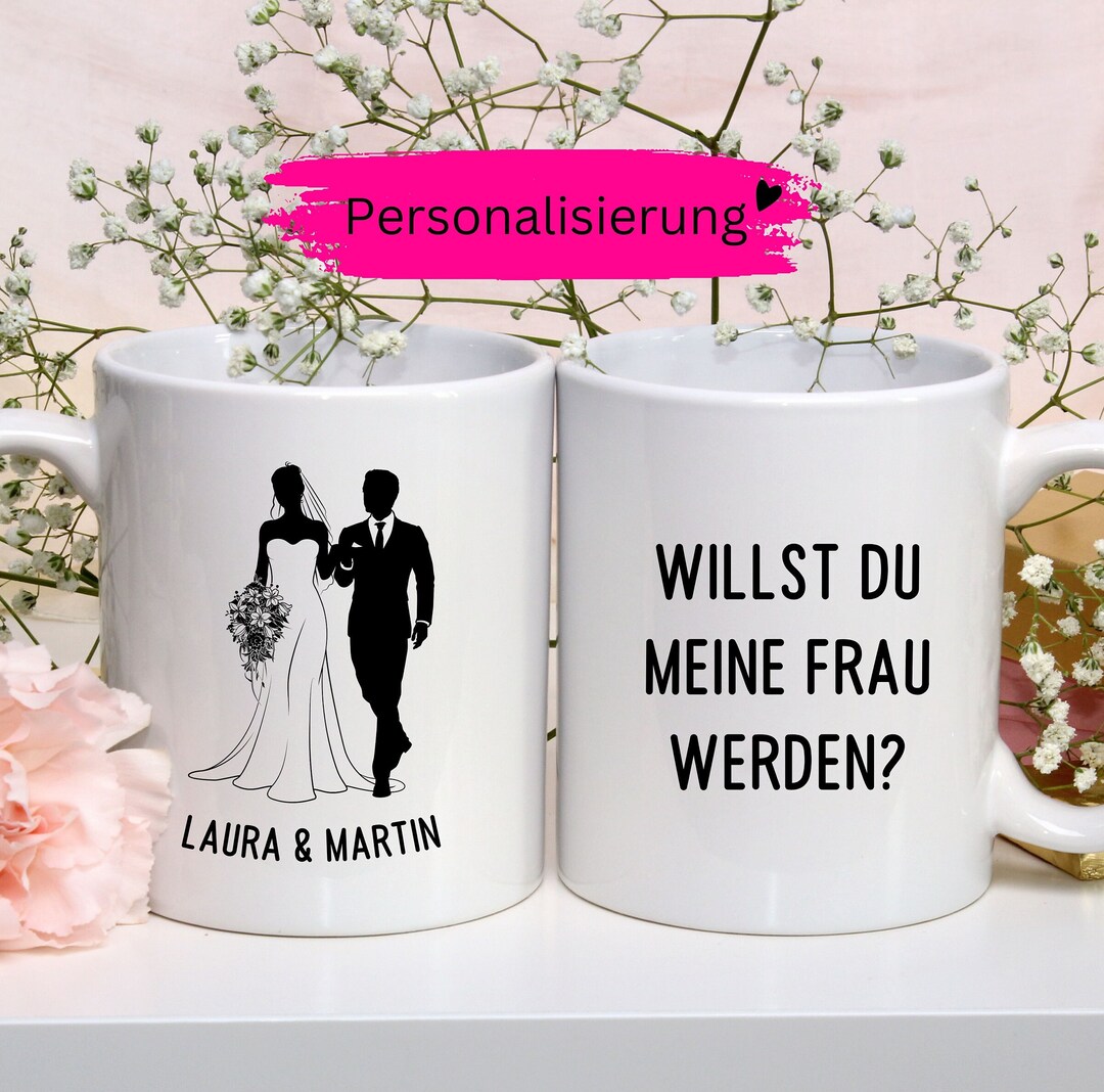 Personalized Name Mug, Gift Idea Engagement Girlfriend Birthday, Wife ...