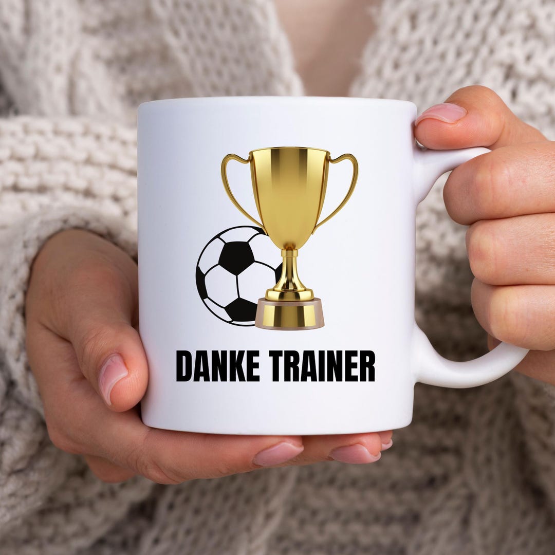 Thank You Coach Mug Trophy Best Coach Farewell Gift Birthday Man Woman ...