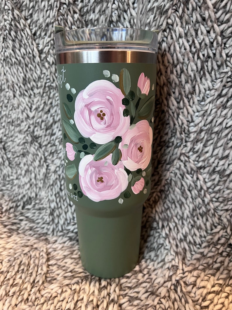 Custom Hand-painted Stanley, Painted Stanley, Stanley Tumbler, Custom ...