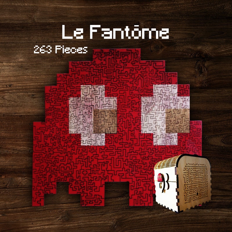 Wooden Pac Man Ghost - Etsy