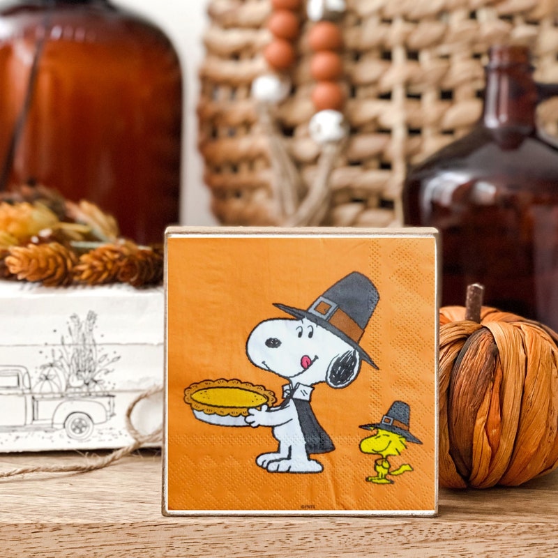 Snoopy Thanksgiving - Etsy