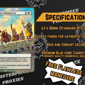 White Commander Staples Bundle Set of 10 1 White EDH Staple Cards 11 Unique Full-art Custom MTG ...