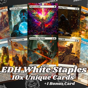 White Commander Staples Bundle Set of 10 1 White EDH Staple Cards 11 ...