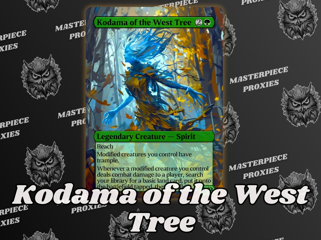 Kodama of the West Tree MTG Card Custom Fantasy Art Series Full-art ...