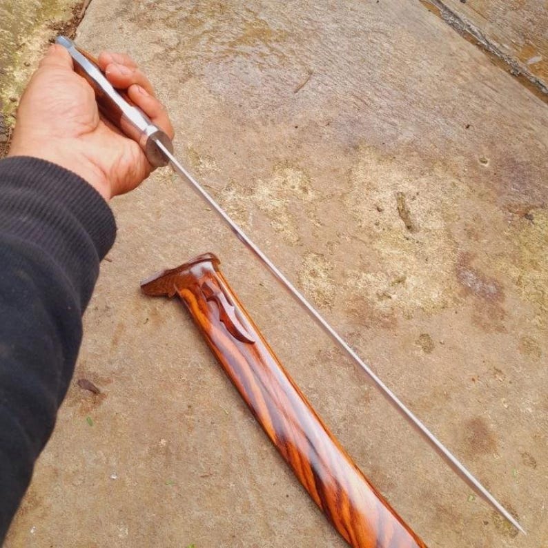 Traditional Ethnic Machete Kitchen Knife Chef Knife Hss Natural Wood ...