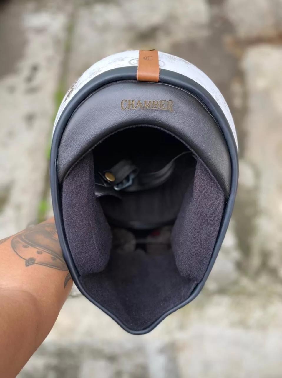 Custom Patina Flames Motorcycle Helmet, Cafe Racer Bobber Style - Etsy