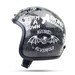 Custom Vintage Open Faced Helmet Slimhead TX500 RAW BOBBER CHOPPER ...