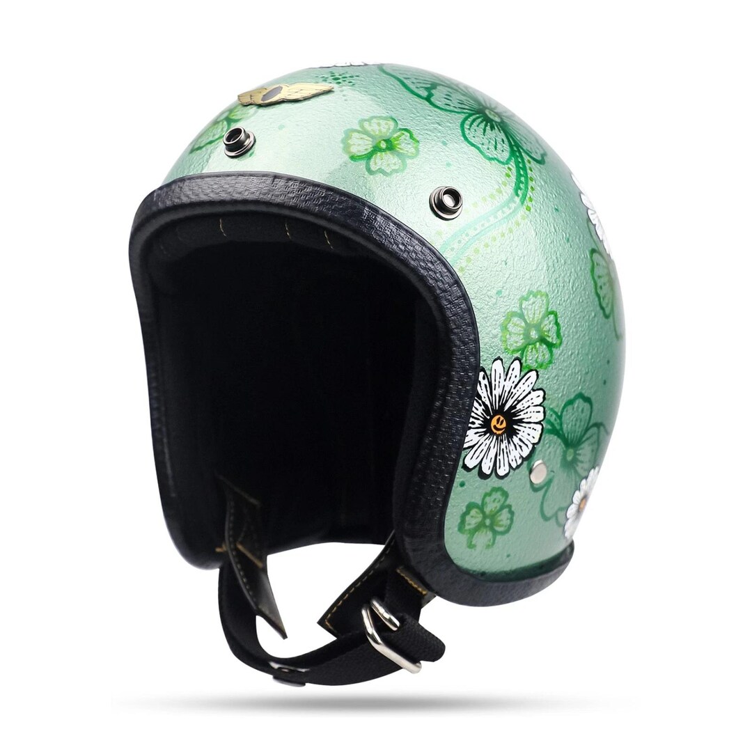 New ! Custom Retro Helmet Slimhead 500TX Stone Textured Chopper Bobber ...