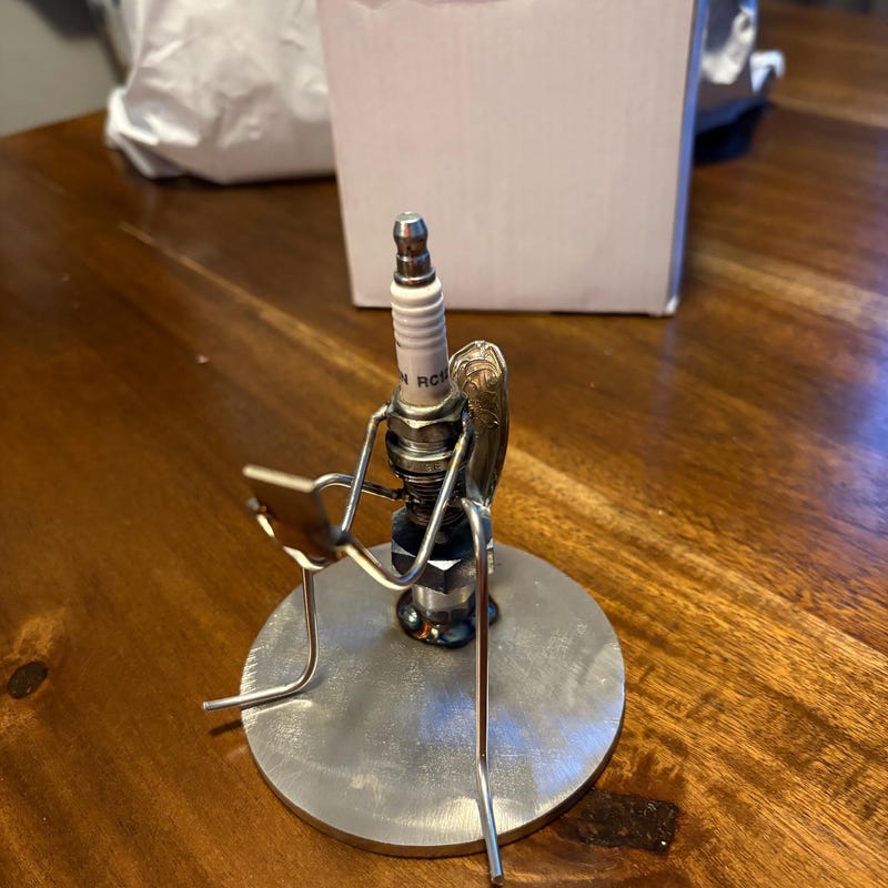 Spark Plug Sculpture - Etsy