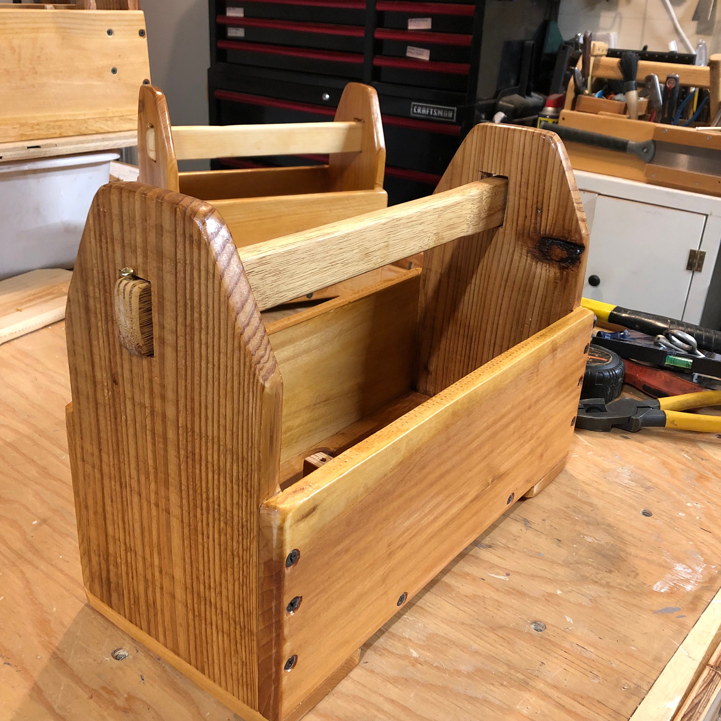 Tool Caddy, Old Time Carpenter's Tool Box, Farmhouse Decor, Wedding ...