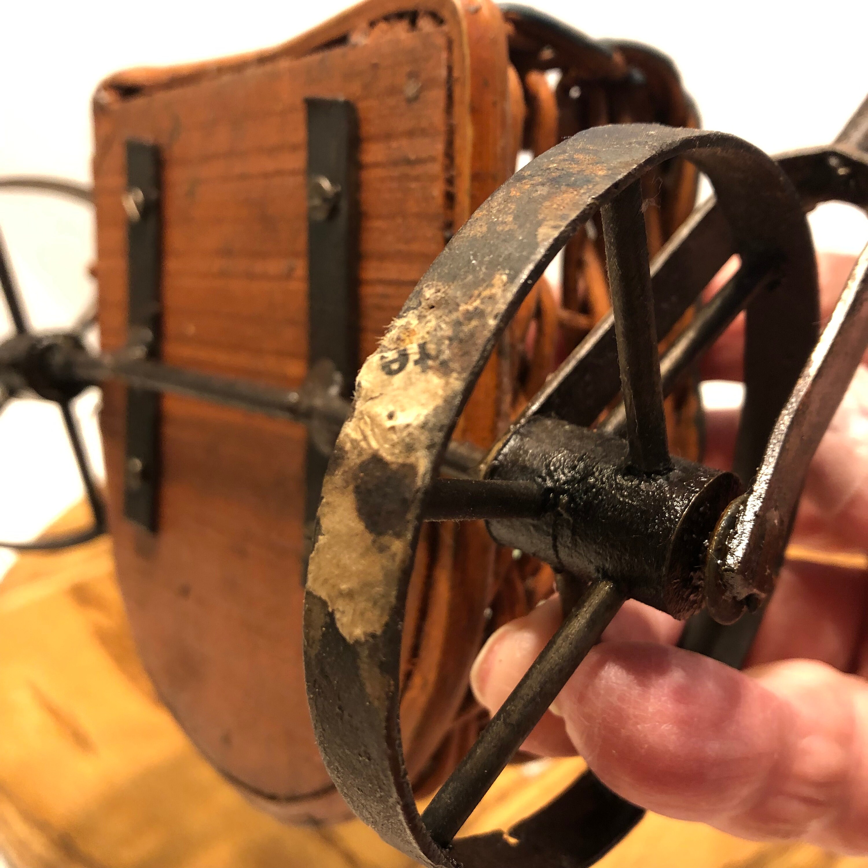 Vintage Tricycle Sidecar Rickshaw, Wicker, Iron, Wood - Etsy