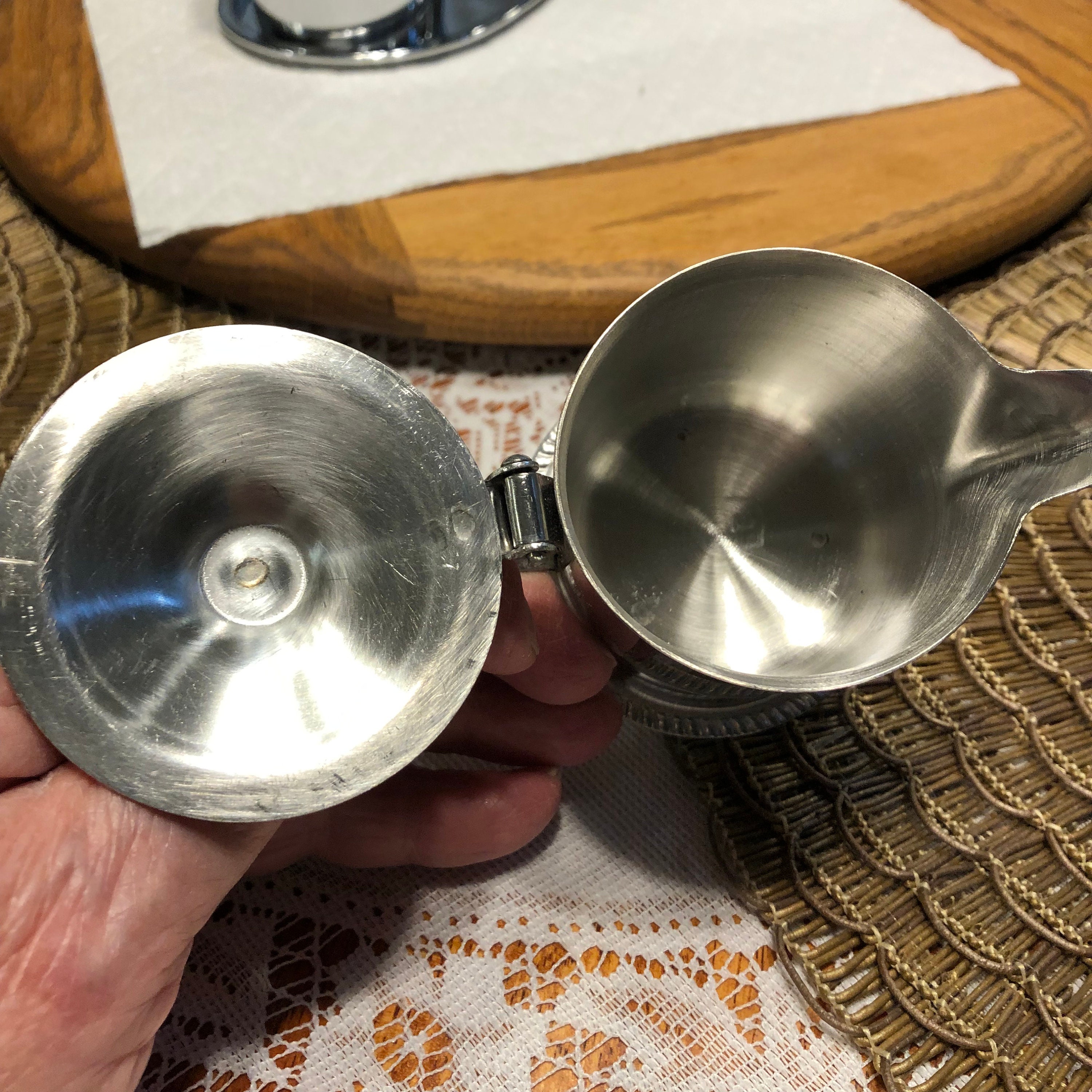 Pair, Bloomfield Creamer, Japan, Stainless and Sugar Shaker, Server, 50 ...