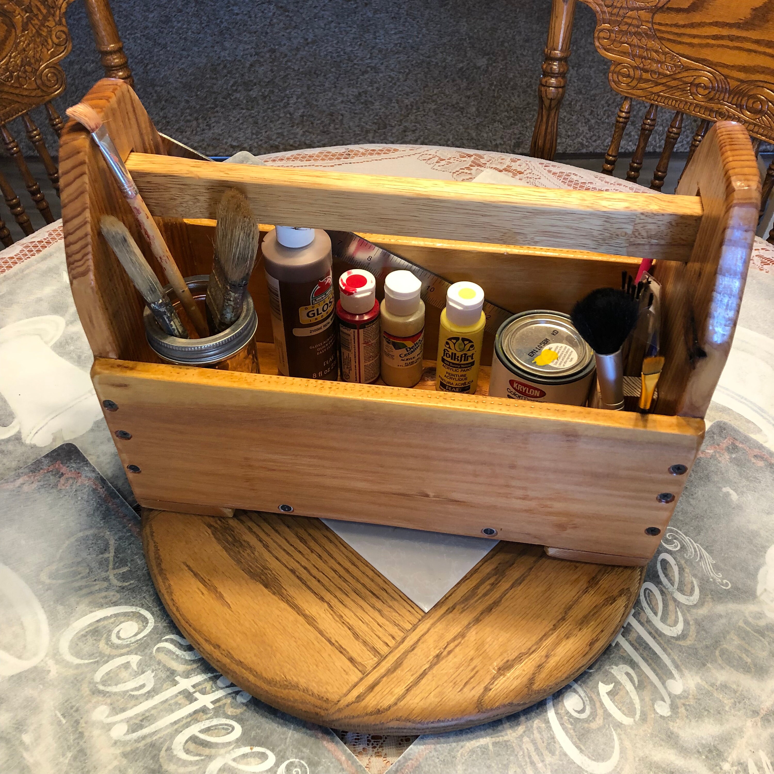 Unfinished Cedar Toolbox: Rustic Table Centerpiece or Garden Caddy - Etsy
