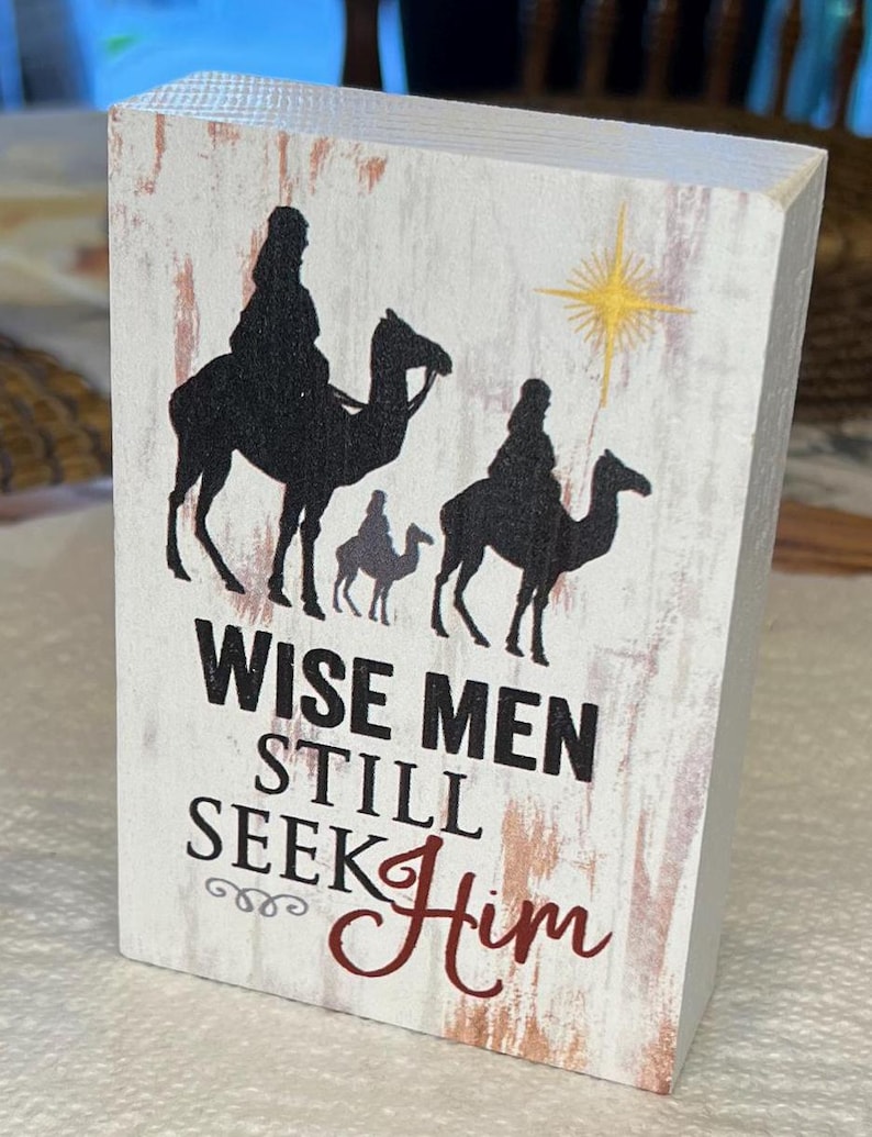 Wise Men Still Seek Him, Christmas Theme Decoration - Etsy
