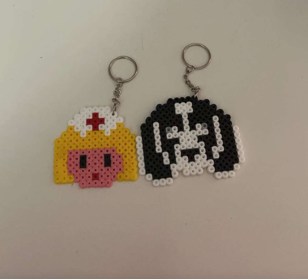 Hama Bead Keyrings - Etsy
