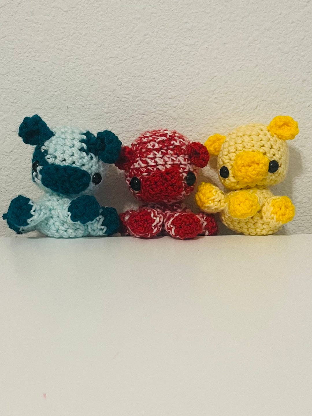 Cute Mini Cow Plushies (only the Red Cow Has a Tail) - Etsy