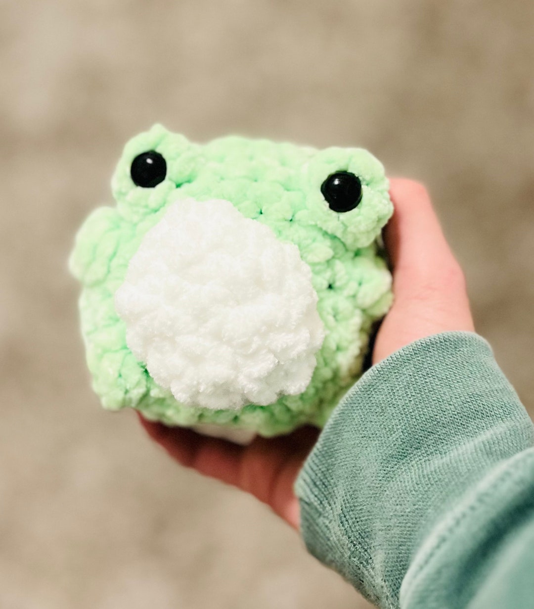 Cute Frog Plushie - Etsy