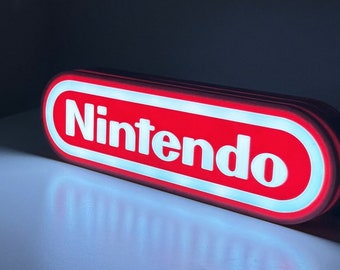 Classic Nintendo Super Mario & Yoshi LED Light Box, Perfect for Game ...