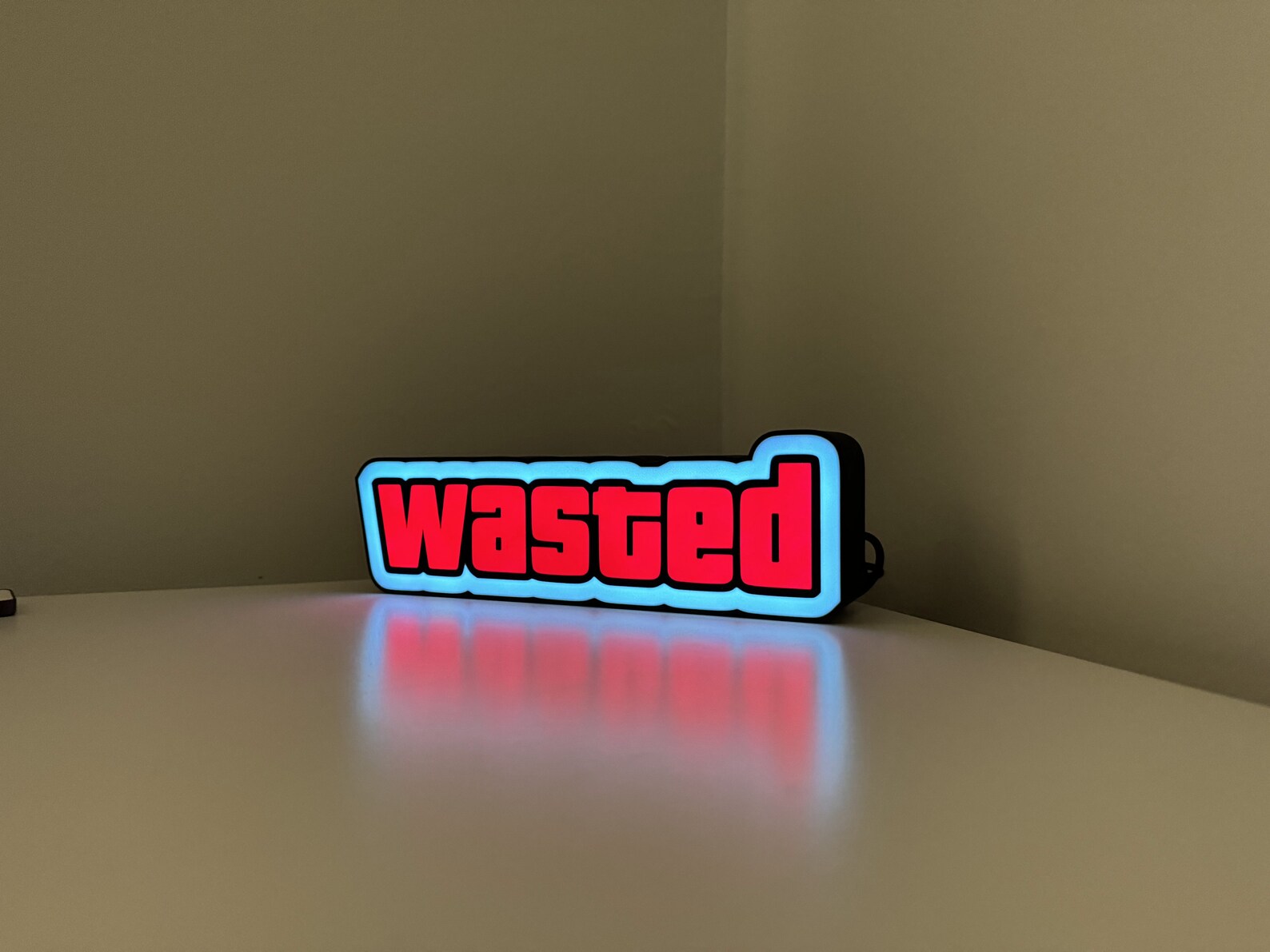 Rgb Wasted Light Box Large Size Gift for Gamers Light up Your Hobby ...