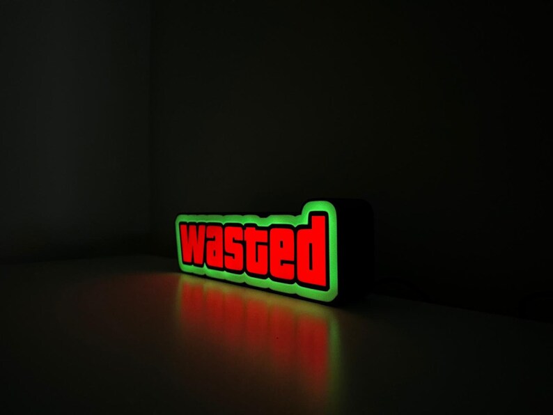 Rgb Wasted Light Box Large Size Gift for Gamers Light up Your Hobby ...