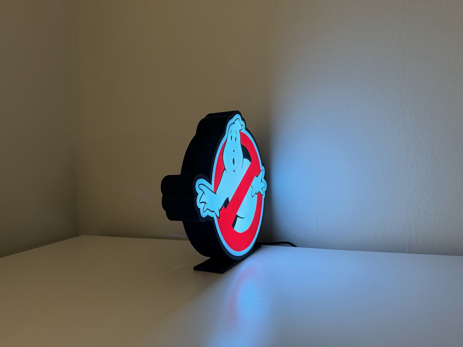 Ghostbusters LED Lightbox Lamp Lightbox Wall Decor Wall and Table Light ...