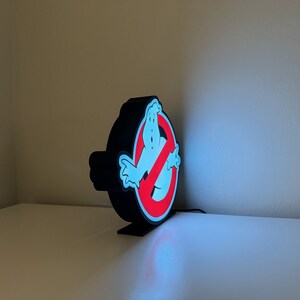 Ghostbusters LED Lightbox Lamp Lightbox Wall Decor Wall and Table Light ...