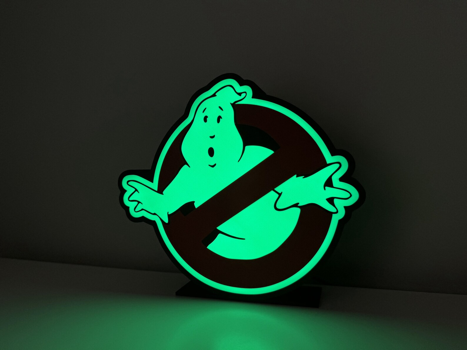 Ghostbusters LED Lightbox Lamp Lightbox Wall Decor Wall and Table Light ...