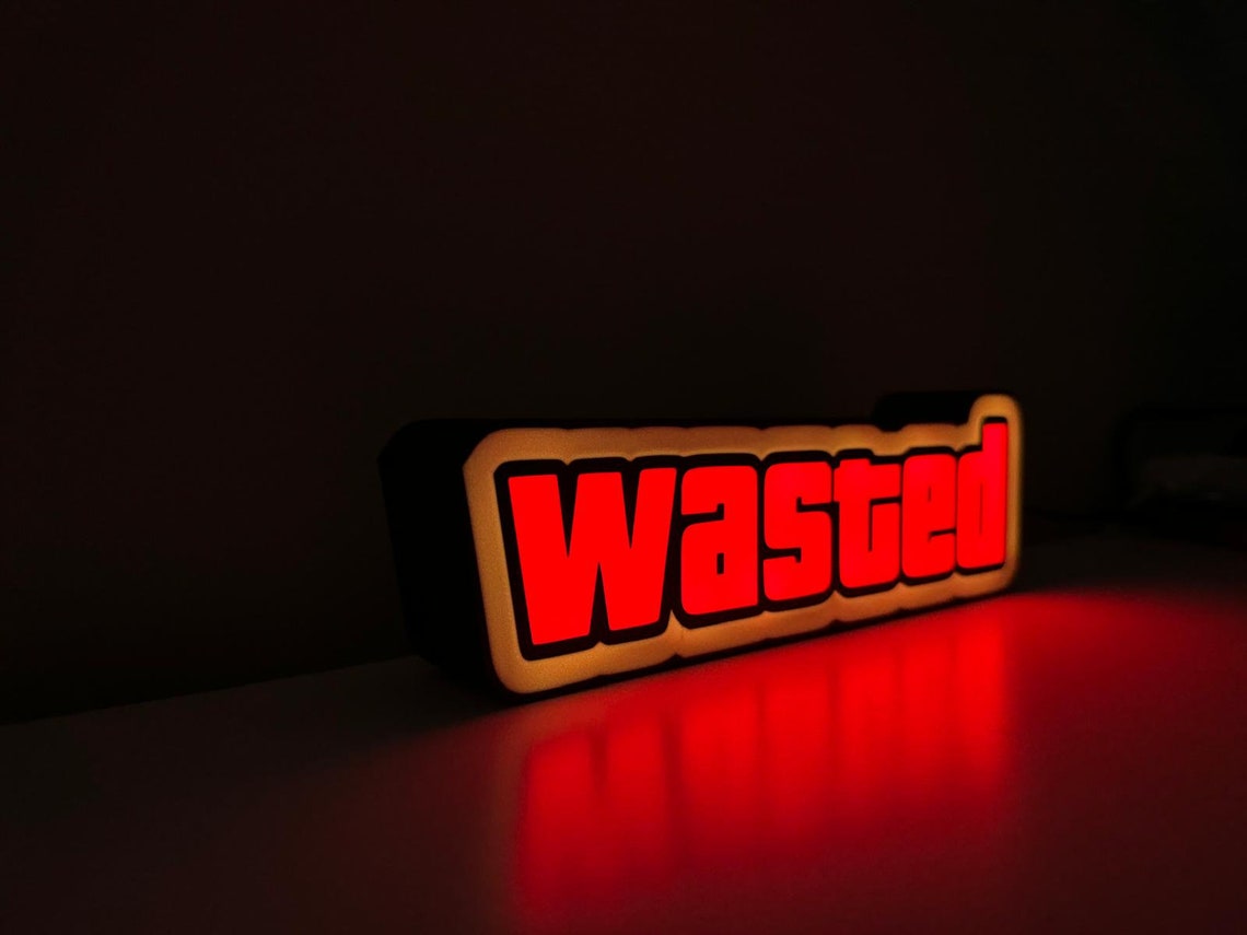 Rgb Wasted Light Box Large Size Gift for Gamers Light up Your Hobby ...