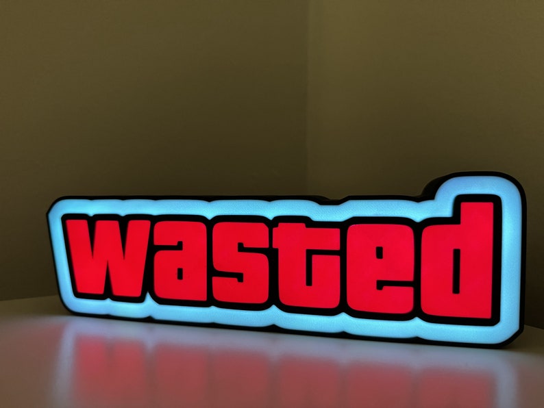 Rgb Wasted Light Box Large Size Gift for Gamers Light up Your Hobby ...
