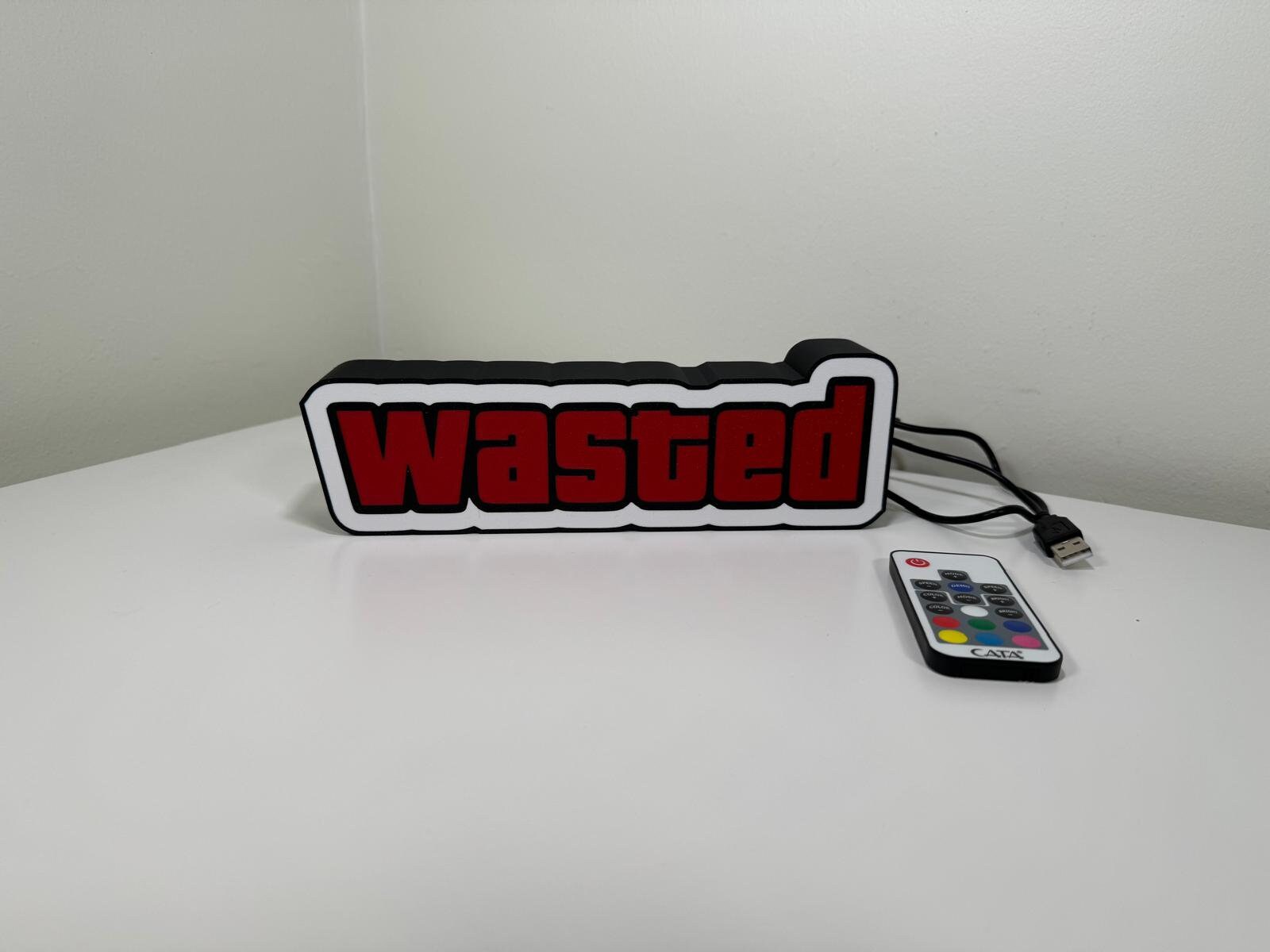 Rgb Wasted Light Box Large Size Gift for Gamers Light up Your Hobby ...