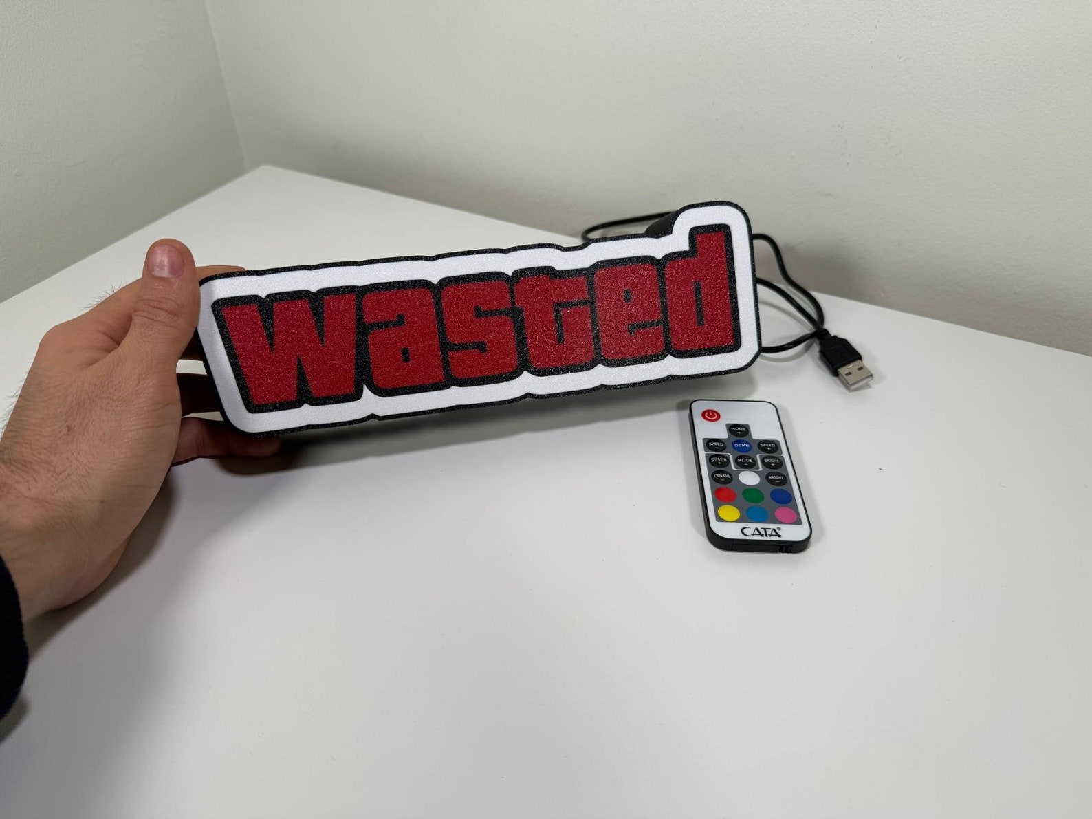 Rgb Wasted Light Box Large Size Gift for Gamers Light up Your Hobby ...