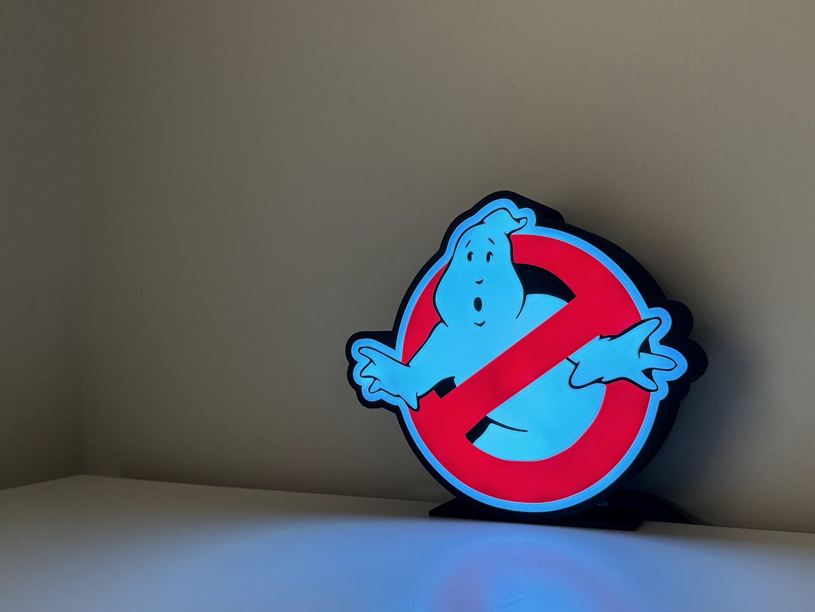 Ghostbusters LED Lightbox Lamp Lightbox Wall Decor Wall and Table Light ...