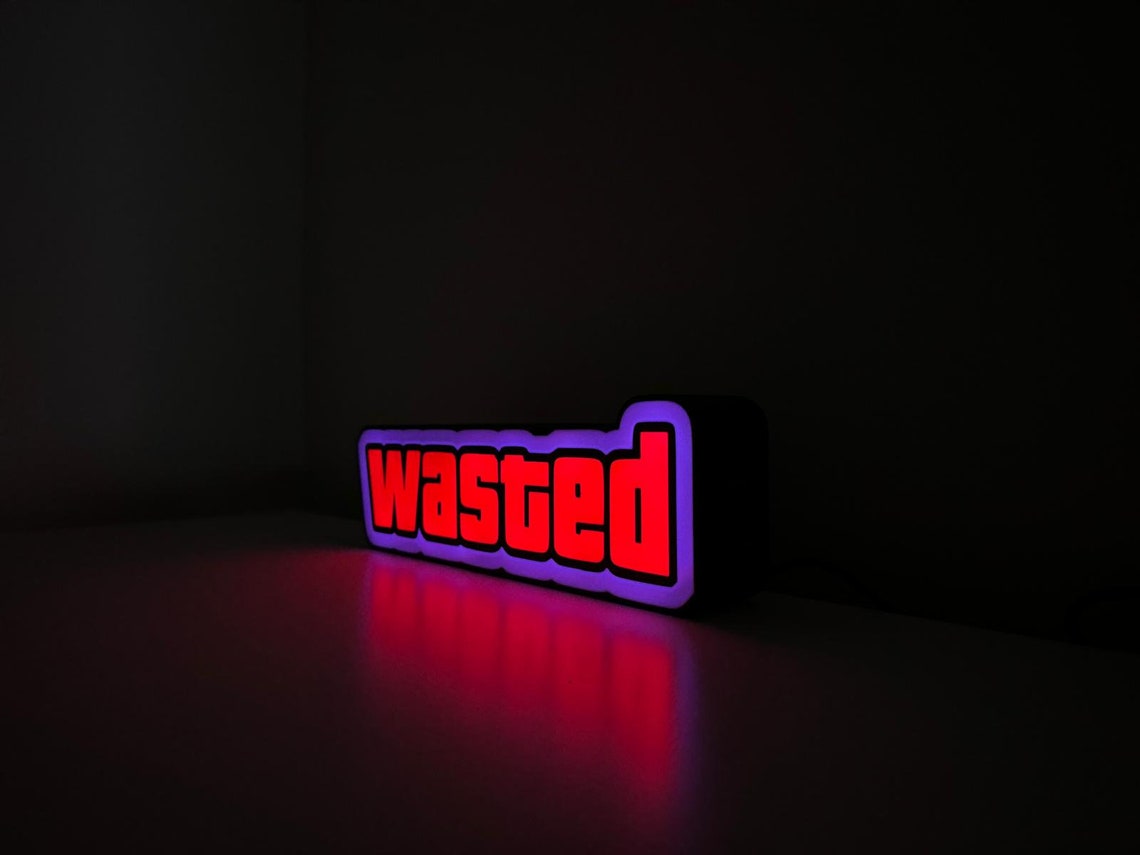 Rgb Wasted Light Box Large Size Gift for Gamers Light up Your Hobby ...