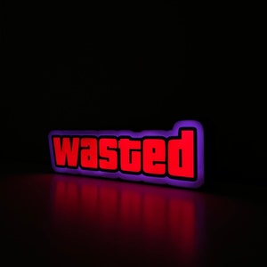 Rgb Wasted Light Box Large Size Gift for Gamers Light up Your Hobby Room A Perfect Wall Light ...