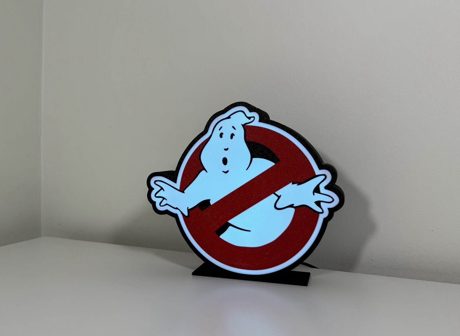 Ghostbusters LED Lightbox Lamp Lightbox Wall Decor Wall and Table Light ...