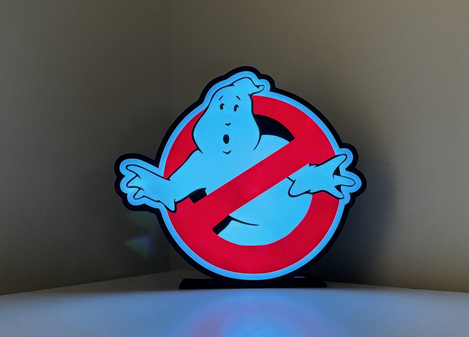 Ghostbusters LED Lightbox Lamp Lightbox Wall Decor Wall and Table Light ...