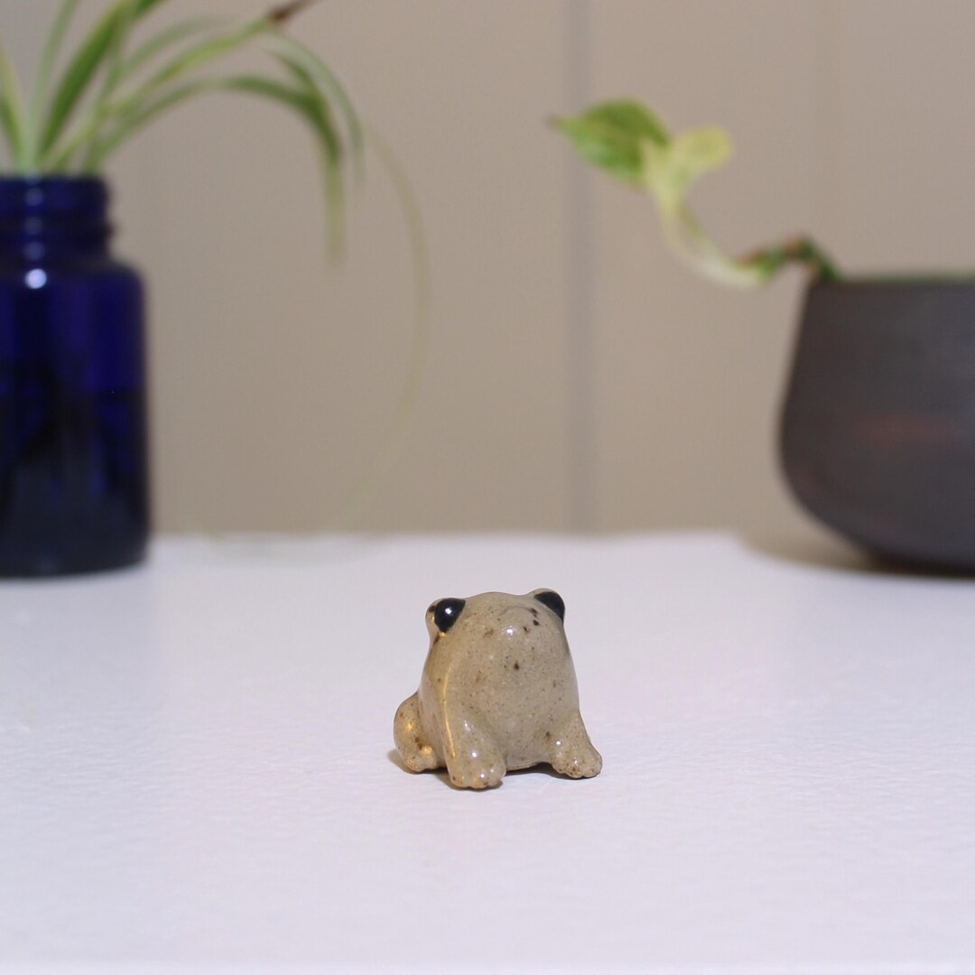 Tiny Toad Miniature Hand-sculpted and Painted Toad Figurine - Etsy