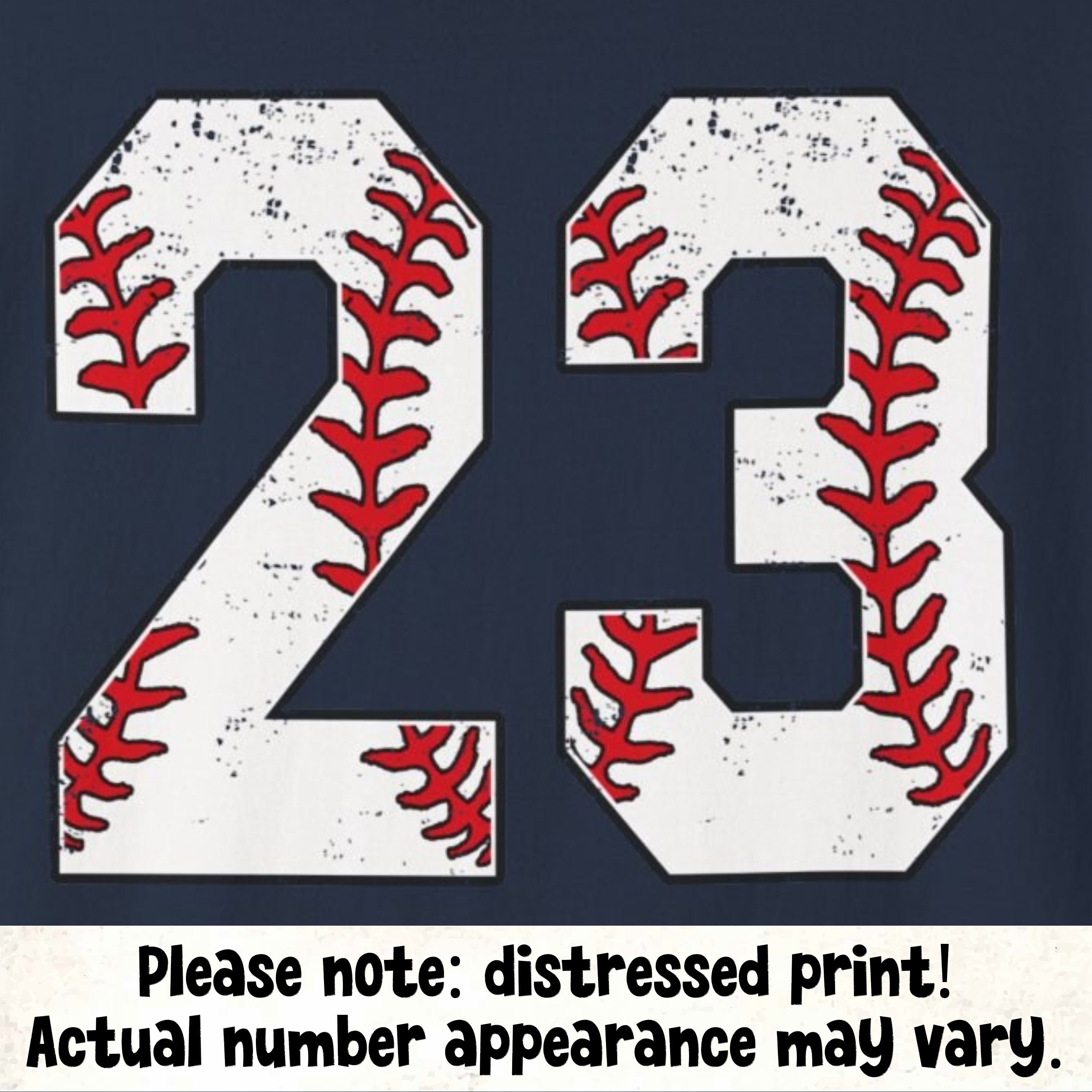 Personal Baseball Number Shirt Distressed Baseball Number Shirt to ...