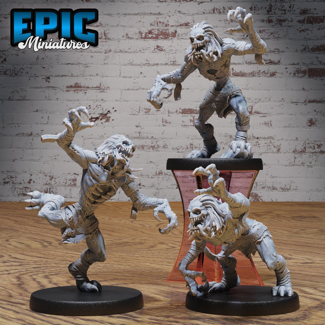 Ghoul Dungeons and Dragons Pathfinder Wargaming TTRPG Miniature 28MM or ...