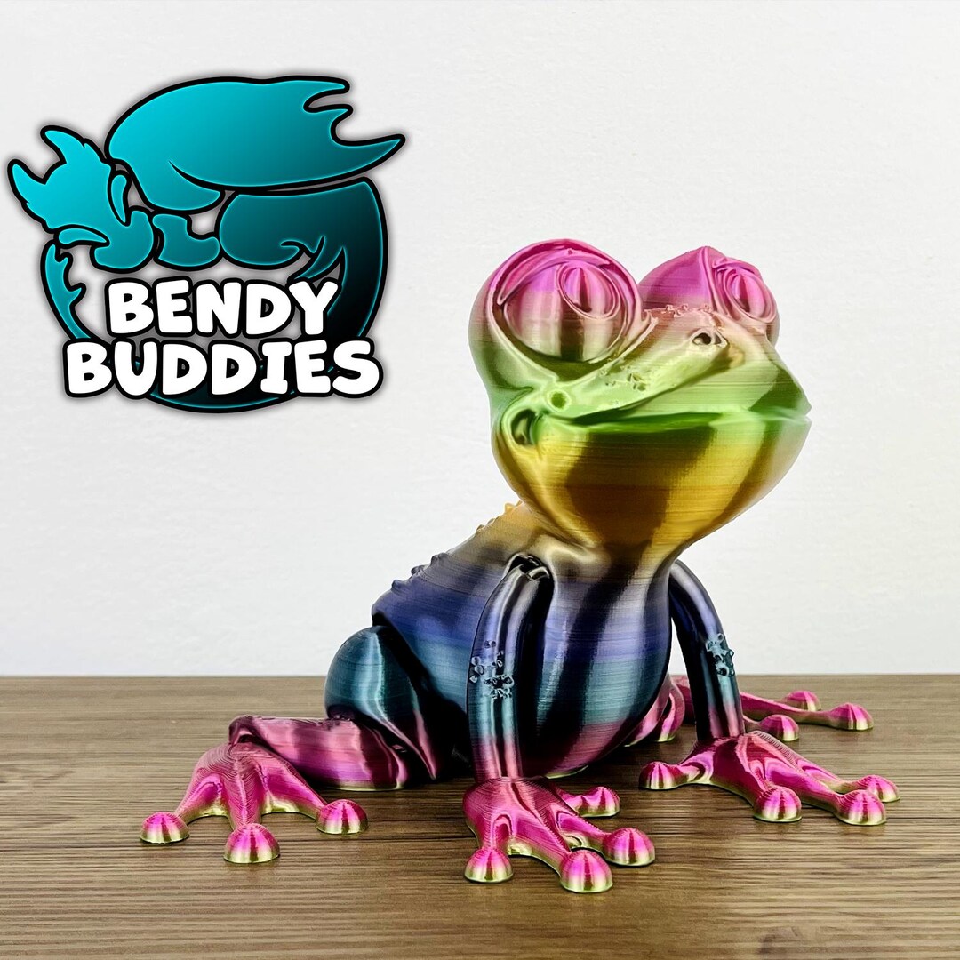 Articulated Frog Figurine - Unique Fidget Gift for Kids & Adults! - Etsy
