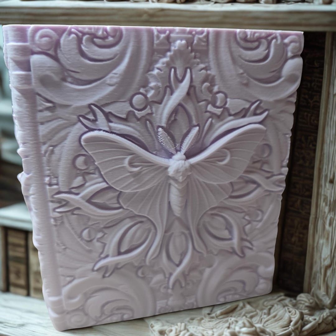 Lunar Moth Tome Storage Box: Ideal for Dice, Cards & Miniatures - Etsy