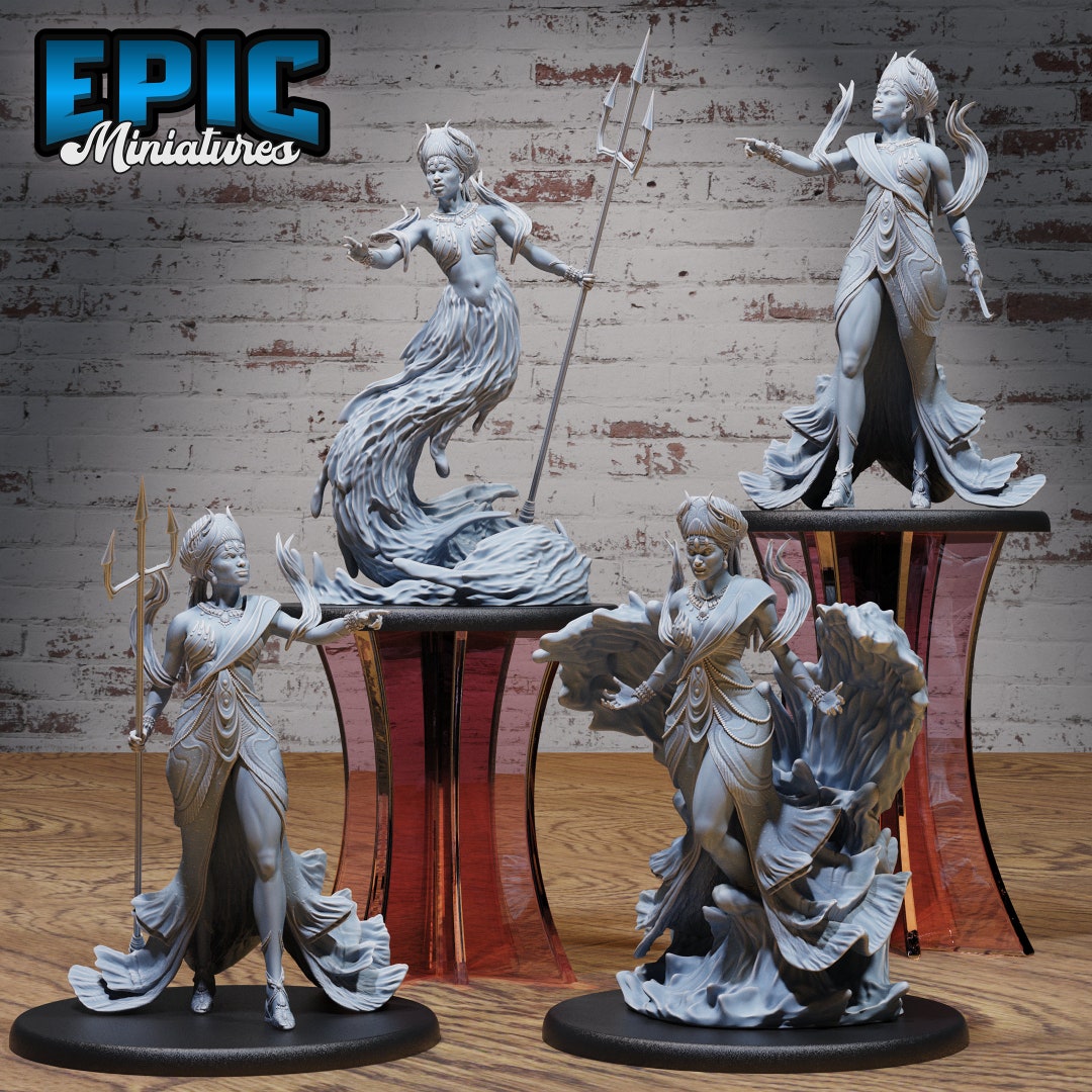 River Goddess Avatar / Druid / Sorcerer Dungeons and Dragons Pathfinder ...