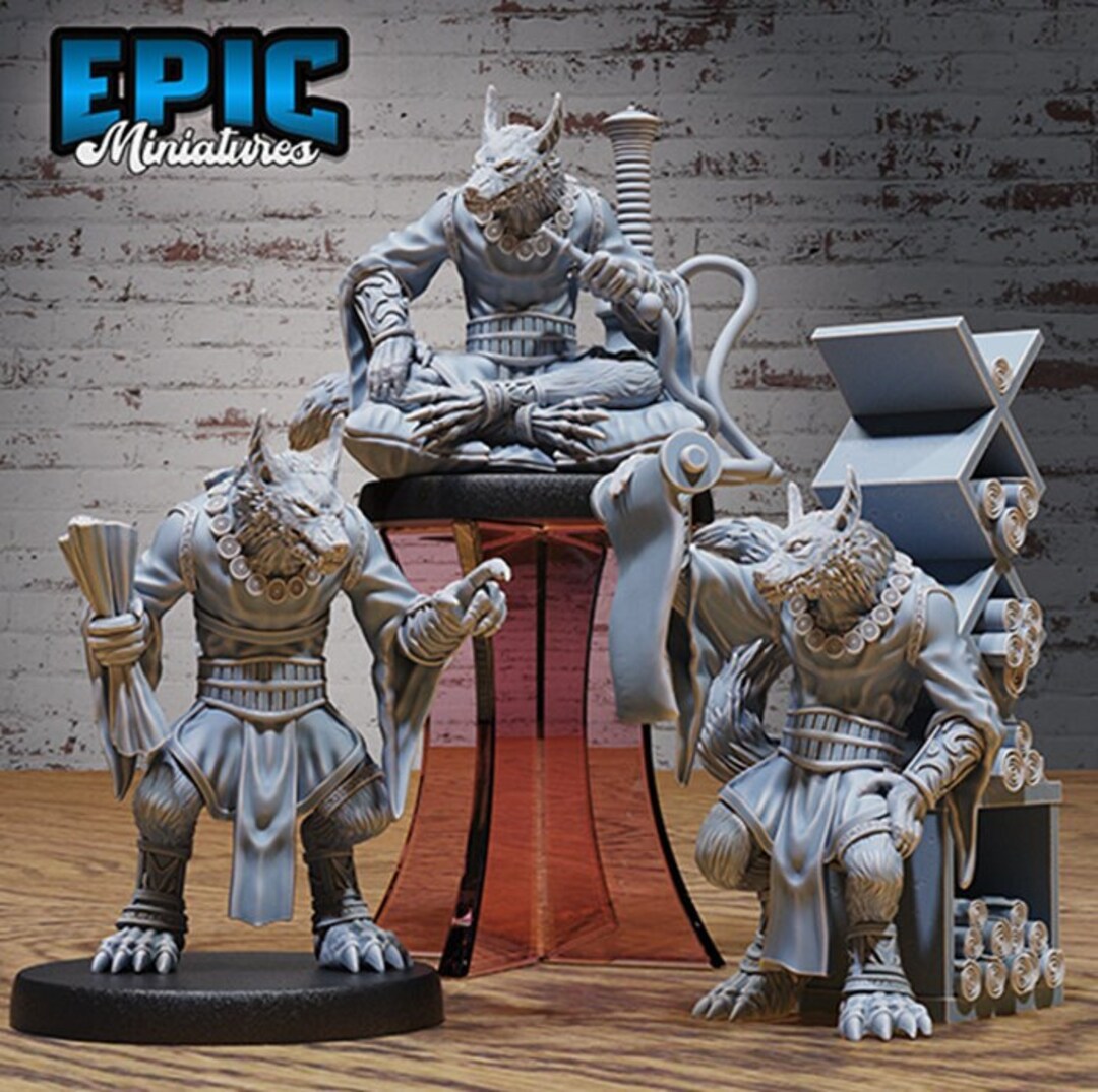 Arcanaloth Dungeons and Dragons Pathfinder Wargaming TTRPG Miniature ...
