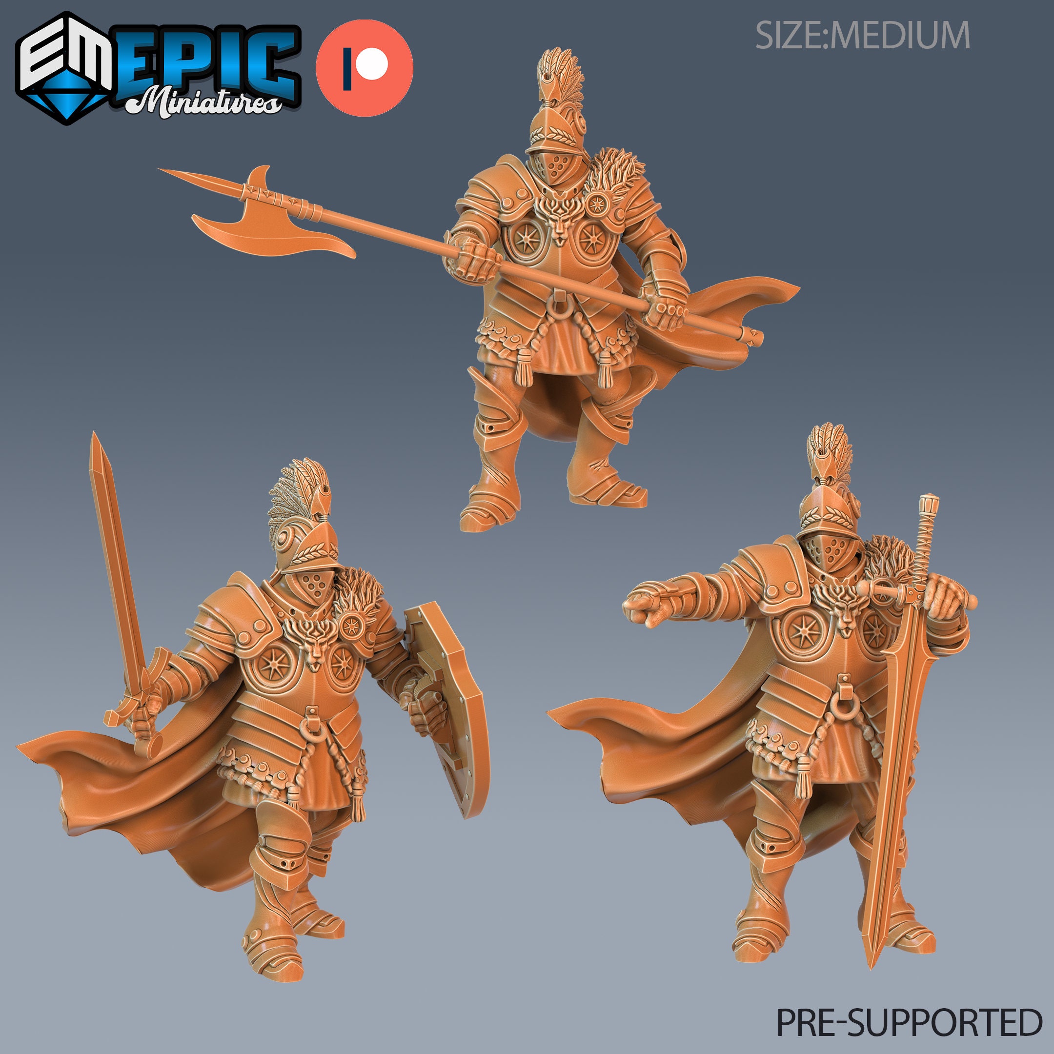 Fantasy RPG Miniature Bundle Medieval Theme Available in 28 MM or 32 MM ...